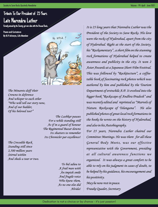 Programmes - Society to Save Rocks